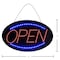 Alpine Industries LED Open Sign, Oval, 23" x 14" 497-02 | Zoro
