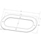 Grote Bracket, Lamp, Stainless, Oval Security Ring 42103 | Zoro