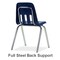 Virco 9000 Series 18" Classroom Chair, 5th Grade - Adult with Nylon ...