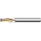 West Penn Wire Multi-Conductor Cable, 18 AWG, 4 C, Black, PVC, Stranded ...