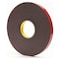 3M Double-Sided Foam Tape, 3/4 in W, 36 yd L, 1/16 in, Polyethylene Foam, Double-Sided, 12 PK ...