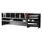 Zoro Select Desktop Organizer, 58-1/4 In W, 15 Comp 2KEJ9 | Zoro