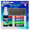 Expo Dry Erase Marker Set, Chisel Tip Black, Blue, Green, Red 80653 | Zoro