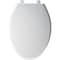 Bemis Toilet Seat With Cover, Top-Tite, Elongated, White 1900-000 | Zoro