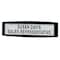 Fellowes 75906 $11.77 Name Plate, ABS Plastic, Black | Zoro.com