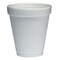 Dart 6J6 $38.90 Disposable Hot cup 6 oz. White, Foam, Pk1000 | Zoro.com