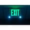 Dual-Lite Exit Sign with Emergency Lights, White, 2 Face(s), LED ...