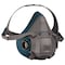 3M Half Mask Respirator, Rugged Comfort 6500, Not Rated, Bayonet, Size ...