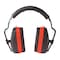 ELVEX Multi-Position Ear Muffs, 28 dB, MaxiMuff, Black/Red (HB-35) | Zoro