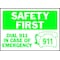 Brady Safety Label, Information, 3-1/2 In. H, PK5, 86192 86192 | Zoro