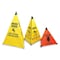 Handy Cone Floor sign, 18 in H, Nylon, English, 17177I 17177I | Zoro