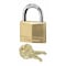 Master Lock Padlock, Solid Brass 140D | Zoro