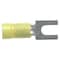 Panduit Fork Terminal, #10 Stud Size, 10 AWG, 600 V, Vinyl Insulated ...