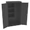 Tennsco Janitorial Storage Cabinet, 64 in H, 36 in W, 18 in D, Swing ...