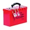 Master Lock Lockout Tagout Portable Group Lock Box, Steel, Hinged, 12 ...