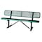 Zoro Select Outdoor Bench, 72 in. L x 24 in. x 31 in. 4HUT3 | Zoro