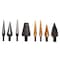 Irwin Unibit No. 5 Step Drill Bit, 10 Hole Sizes, 1/4 to 1-3/8 ", 1/16 ...