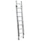 Werner 16 ft Aluminum Extension Ladder, 300 lb Load Capacity D1516-2 | Zoro