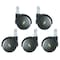 Bevco CARD5/S $99.95 ESD Dual Wheel Hard Floor Casters, Black, PK5 ...