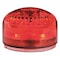 Federal Signal Beacon Warning Sounder Light, Red, 3 29/32 in Lens Dia ...