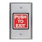 Sdc Push to Exit Button, 2-7/8 in. W 423U | Zoro
