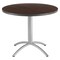 Cafeworks Round Cafe/Breakroom Table, Graphite Granite - 36" Square x ...