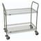 Metro Utility Cart with Deep & Shallow Lipped Wire Shelves, Steel, 375 ...