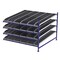 Unex Flow Cell Add-On Gravity Flow Rack, 96 in D, 96 in W, 4 Shelves ...