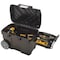 Dewalt Rolling Contractor Chest, Plastic, Black, 24 in W x 16 in D x 16 ...