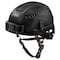 Milwaukee Tool BOLT Black Vented Safety Helmet with IMPACT ARMOR Liner ...