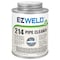 Ez Weld Cleaner, 8 Oz, Clear, PVC, CPVC, ABS 21402 | Zoro