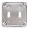 Raco Box Cover, Switch Box Type, 2 Gang, Galvanized Zinc, Toggle Switch ...