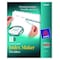 Avery Avery® Index Maker® Clear Label Dividers 11416, 5-Tab Set, White ...