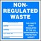 Accuform Non Regulated Waste Label, 6 In. W, PK100 MHZW14PSC | Zoro