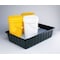 Zoro Select Spill Containment Tray, 7.5 gal Spill Capacity, (2) 41.7 lb ...