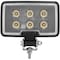 Maxxima Work Light, Rectangular, Clear, 1200 Lumens MWL-29 | Zoro