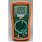Extech Digital Multimeter, 600 V Max DC, 0.1 V Max AC, Average, 2,000 ...
