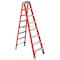 Louisville 8 ft Fiberglass Stepladder, 300 lb Capacity FS1508 | Zoro