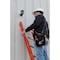 Louisville 28 ft Fiberglass Extension Ladder, 300 lb Load Capacity ...