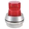 Edwards Signaling Flashing Light with Horn, Red Lens, Silver Base ...