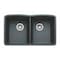 Blanco Diamond Silgranit 50/50 Double Bowl Undermount Kitchen Sink ...