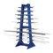 Vestil DSHZ-4 $437.00 Double Sided Horizontal Bar Rack 30"W | Zoro.com