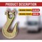 Mytee Products 3/8 Grade 70 Clevis Grab Hooks Wrecker Tow Chain Flatbed ...