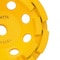 Dewalt 4-1/2" double row diamond cup grinding wheel blister DW4774 | Zoro