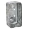 Raco Electrical Box, Handy, 1 Gang, Galvanized Zinc, 1-7/8 in D, 2 in W ...
