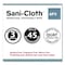 Sani Sani-Cloth AF3 Germicidal Disposable Wipes, Extra-Large, 1-Ply, 7. ...