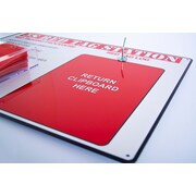 5S Supplies 5s Red Tag Board with Clipboard 100 Red Tags Included Red ...