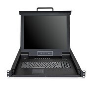 Startech.Com 1U 8 Port VGA Rackmount KVM Console for Server Racks ...