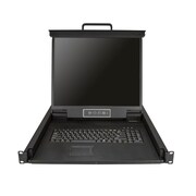 Startech.Com 1U Single Port KVM Console for Server Rack - VGA KVM ...