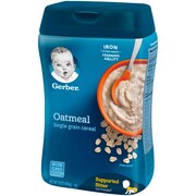 Gerber Gerber Oatmeal Single Grain Cereal 16 oz., PK6 10015000070516 | Zoro
